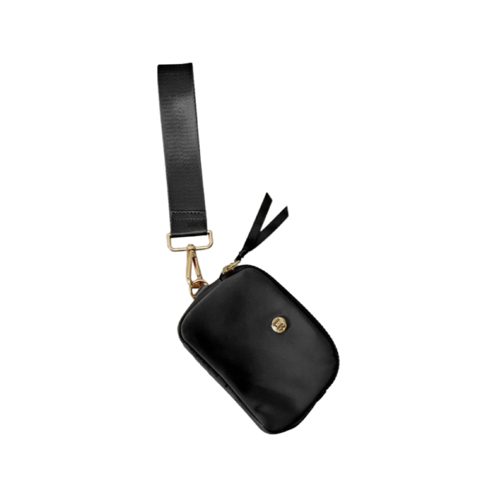 Lexie Keychain Wallet Black – Lemonbella